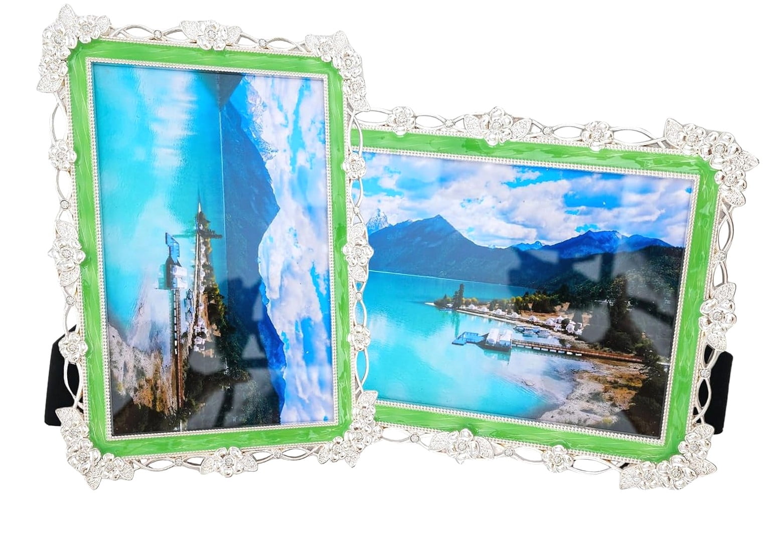 SJJ Metal Picture Frame 4 by 6 Inch, Definition Real Holiday Frame (Set ...