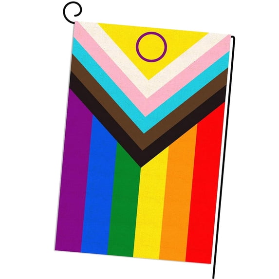 SJJ New Intersex Inclusive Progress Pride Garden Flag for June LGBTQ+ ...