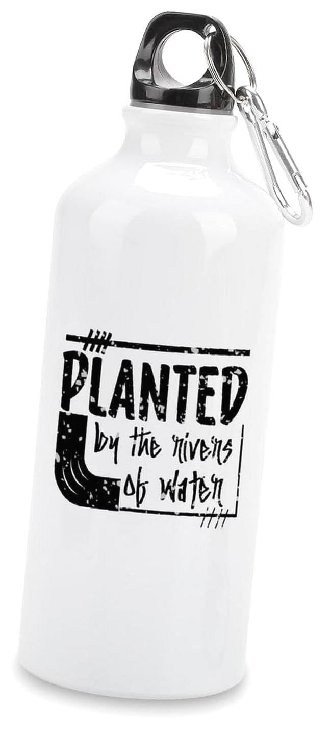 SJJ Planted By The Rivers Of Water Christian Aluminum Water Bottle, for ...