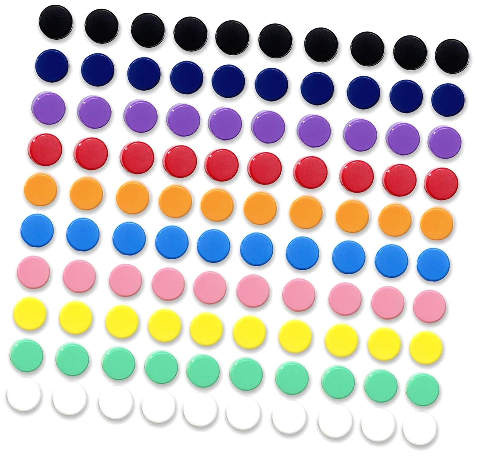 SJJ Refrigerator Magnets, 100 Pack, for Whiteboards, Lockers, Office ...
