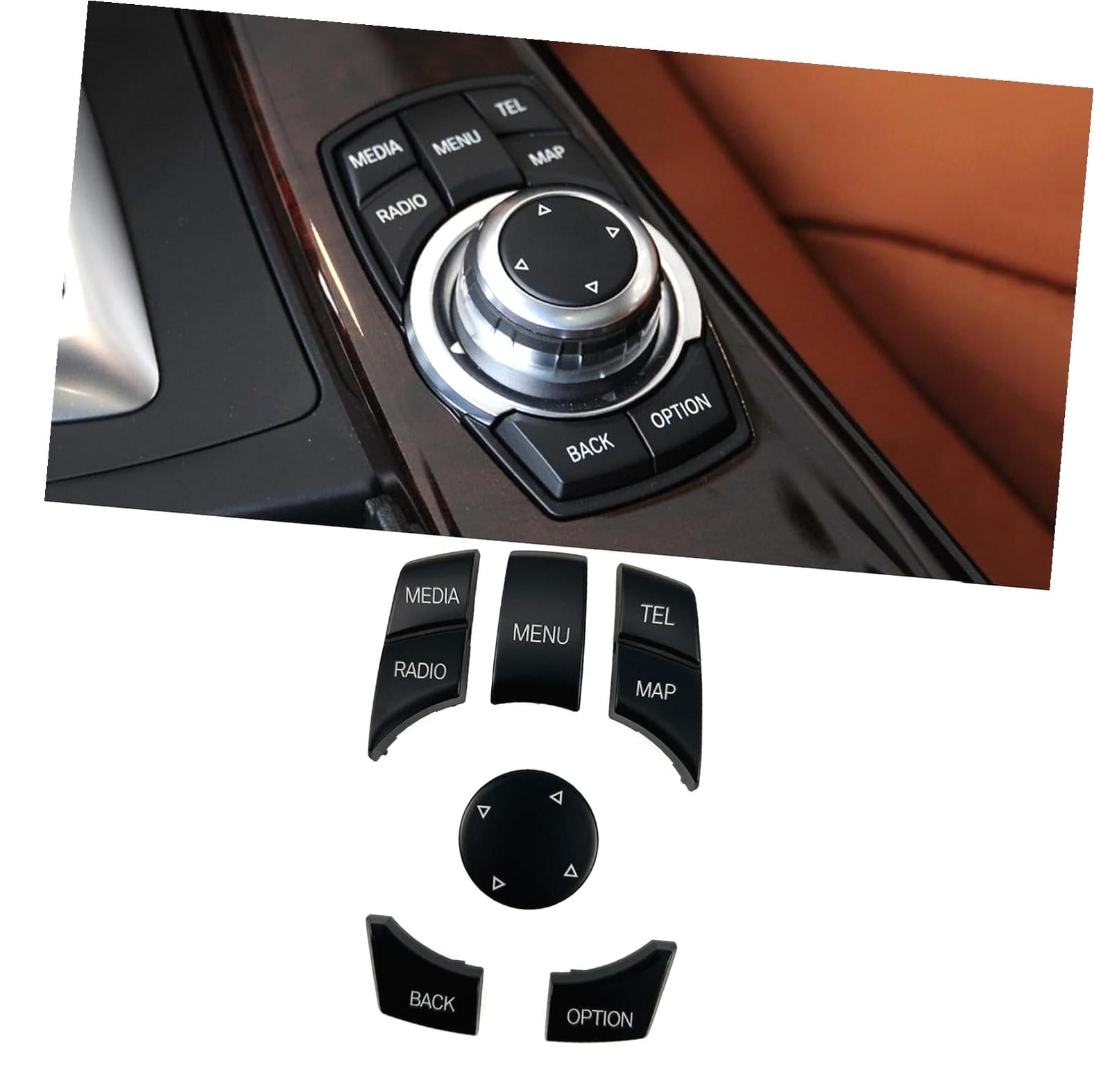 SJJ Replacement Cover for Car Interior Console iDrive Multimedia ...