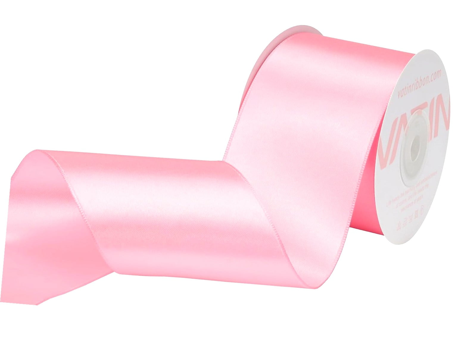 SJJ Satin Wired 2-1/2" Satin Wired for Decoration Crafts Decor ...
