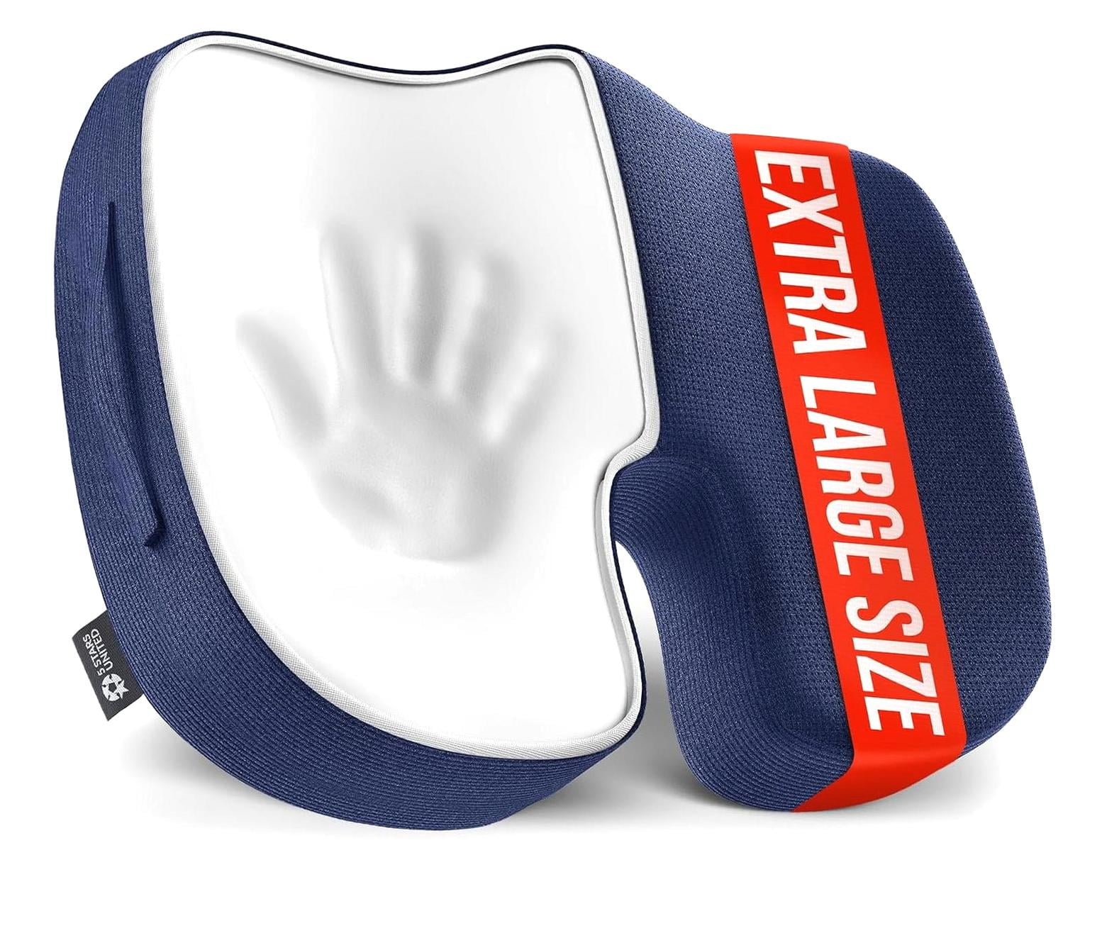 SJJ Seat for Tailbone Pain Relief – Large Memory Foam Lifting for ...