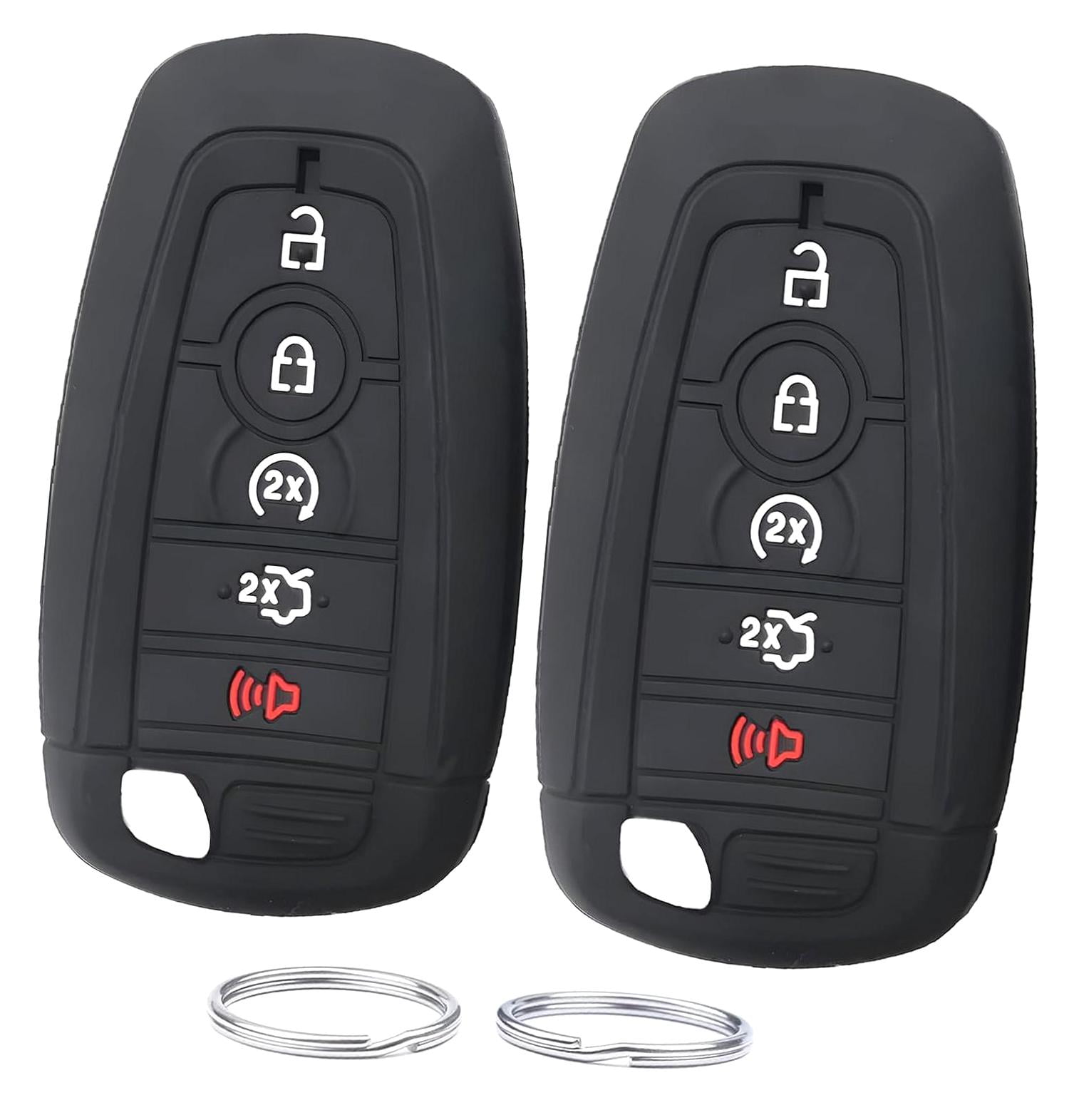 SJJ Silicone Key Fob Cover for F250 F350 F450 F550 Edge Expedition ...