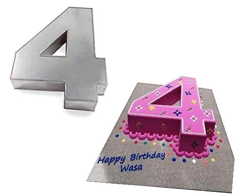 SJJ Small Number Cake Pan for Weddings, Birthdays, Anniversaries - 10 ...