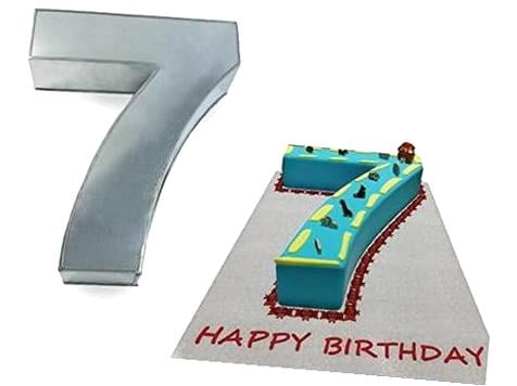 SJJ Small Number Cake Pan for Weddings, Birthdays, Anniversaries - 10 ...
