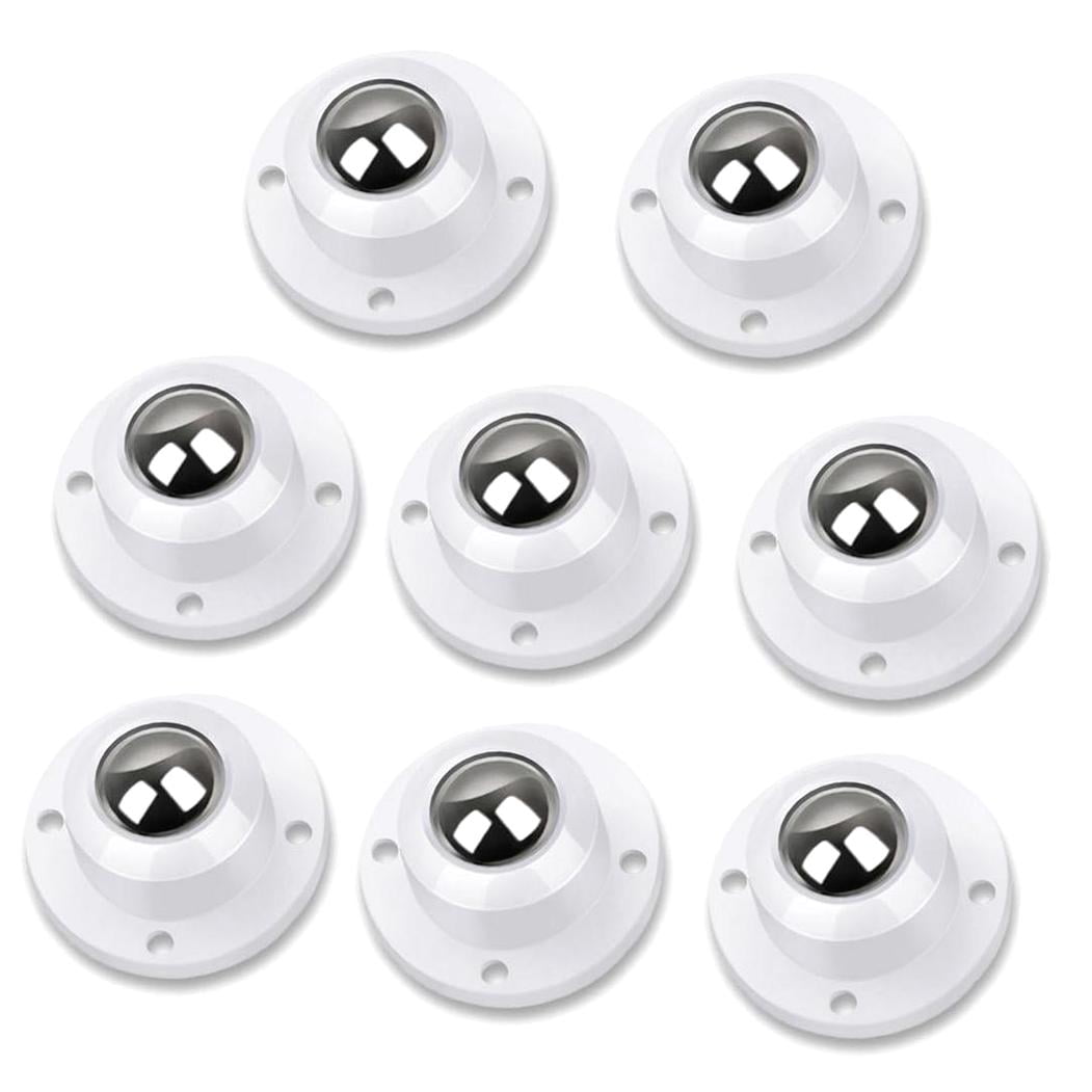 SJJ Swivel Casters for Furniture, Storage Boxes, - 1 Inch Low Profile ...