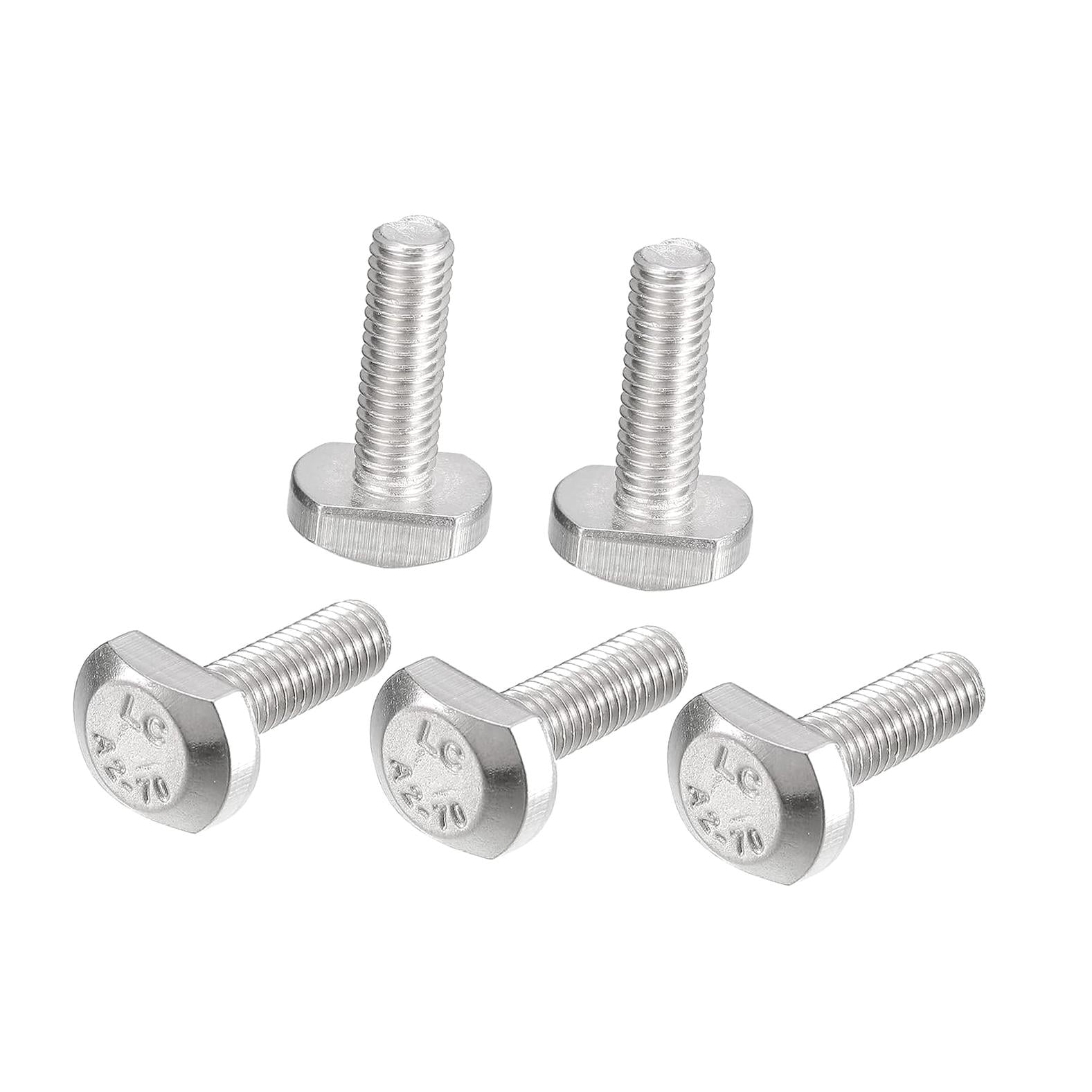 SJJ T-Slot Bolts, 5pcs M10x45mm T Slot Drop-in Stud Sliding Bolts 304 ...