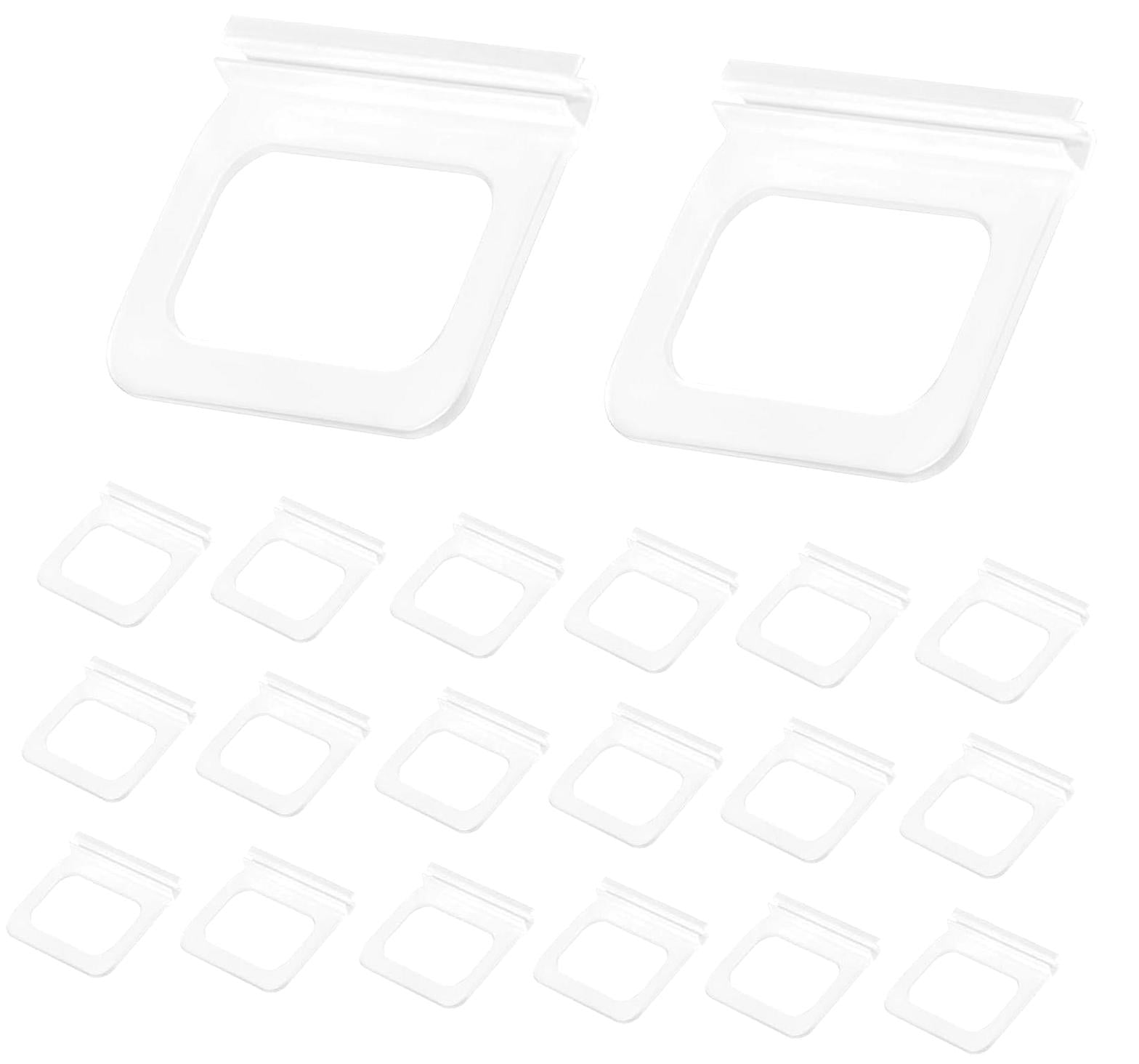 SJJ Window Screen Pull Tabs 20 Pack, Transparent Hollow Flat Spline ...