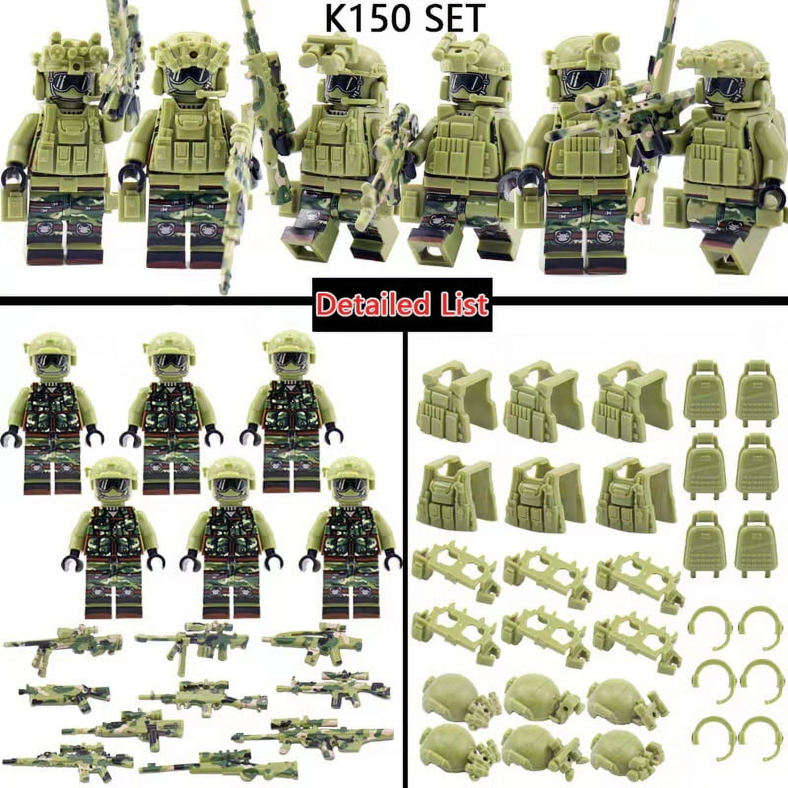 SJKHLOX City Police Military Ghost Troopers Minifigures Building Blocks ...