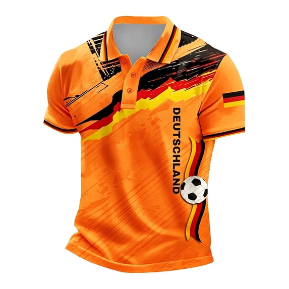 SJLDQY 2026 Germany Soccer Polo Shirts for Men Short Sleeve ...