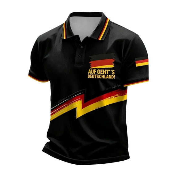 SJLDQY 2026 Germany Soccer Polo Shirts for Men Short Sleeve ...