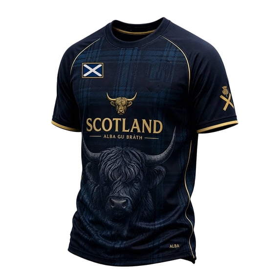 SJLDQY Mens 2026 Scotland Soccer Tshirts Short Sleeve International ...