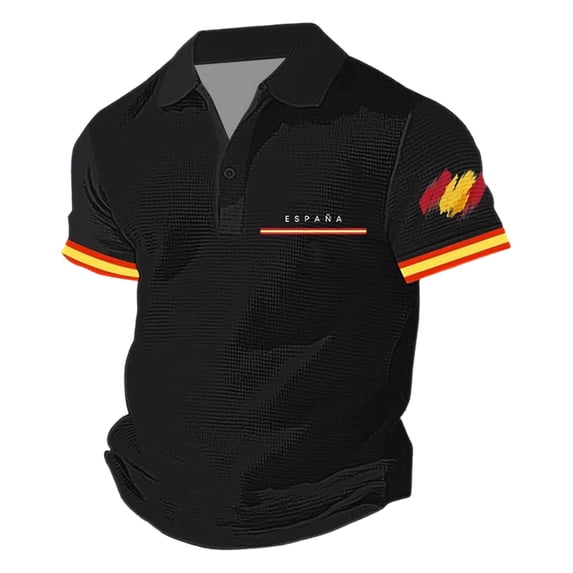 SJLDQY Mens 2026 Spain Soccer Polo Shirts Short Sleeve International ...