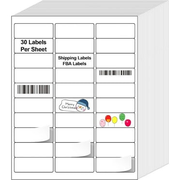 Removable Adhesive Address & Mailing Label Sheets, Inkjet and Laser ...
