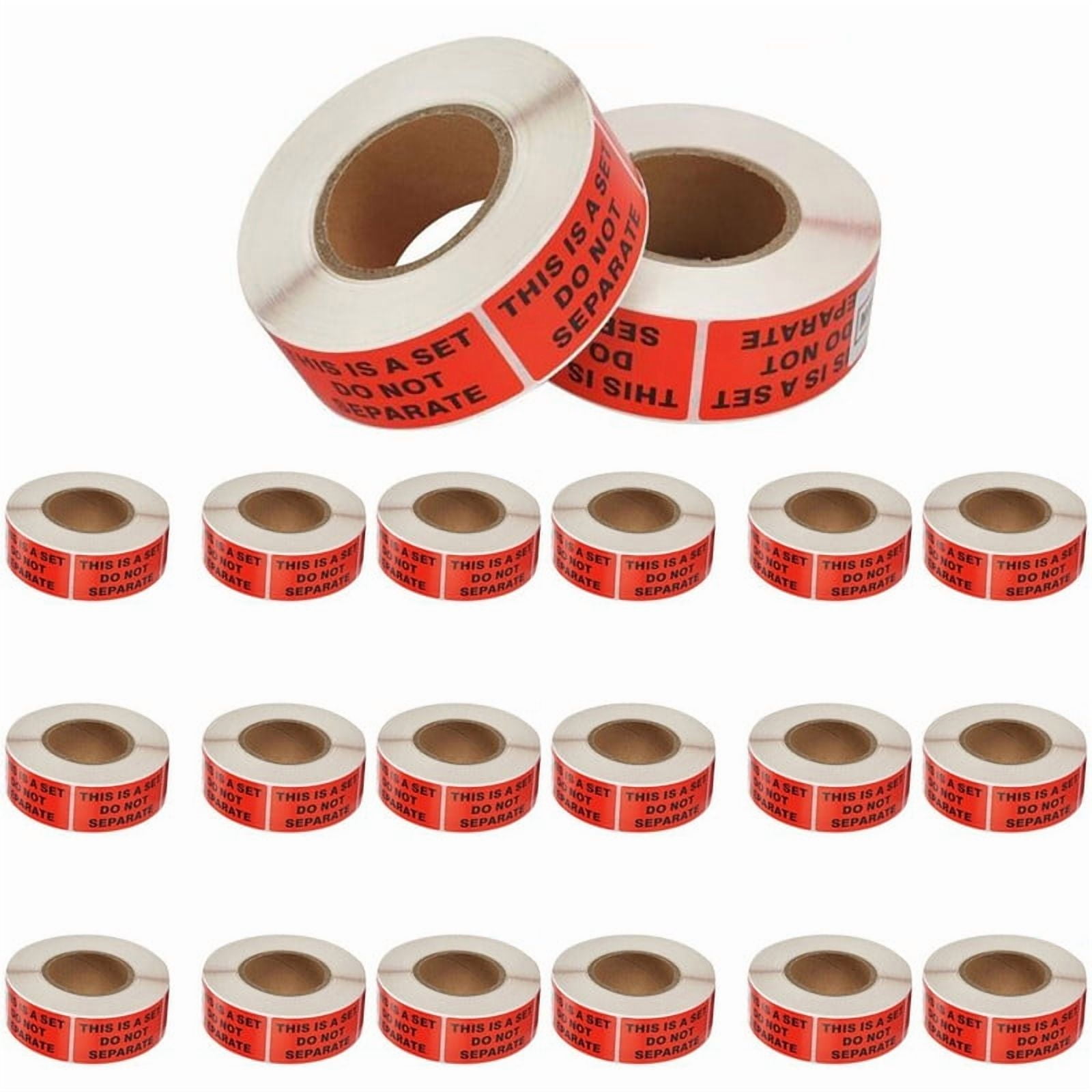 SJPACK 20 Rolls 1"x2" "This Is a Set Do Not Separate" Shipping Labels ...