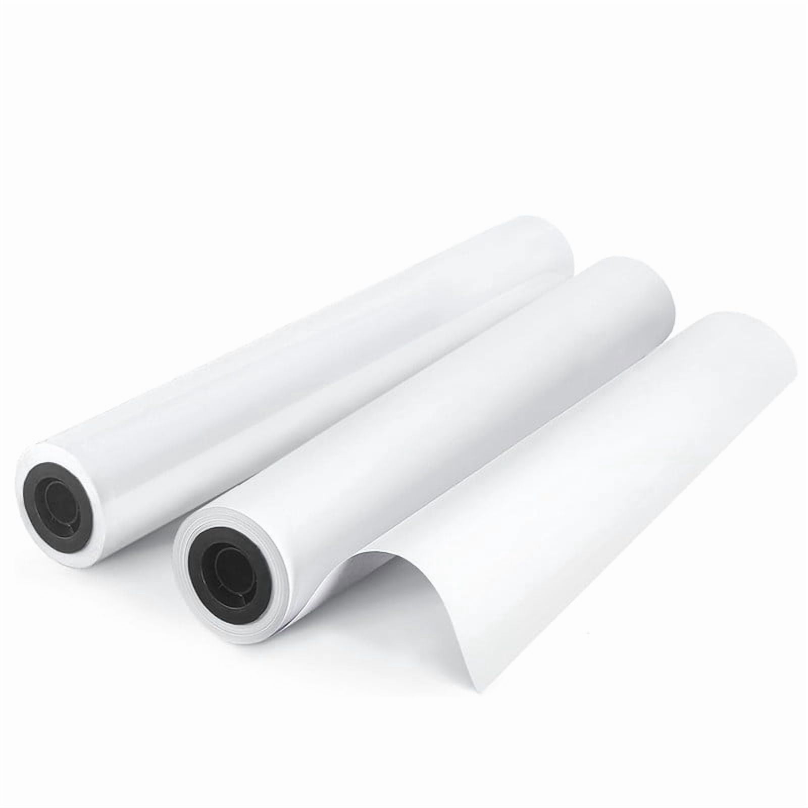 SJPACK 24"x150' CAD Paper Rolls 20 lb Bond Plotter Paper 2" Core for ...
