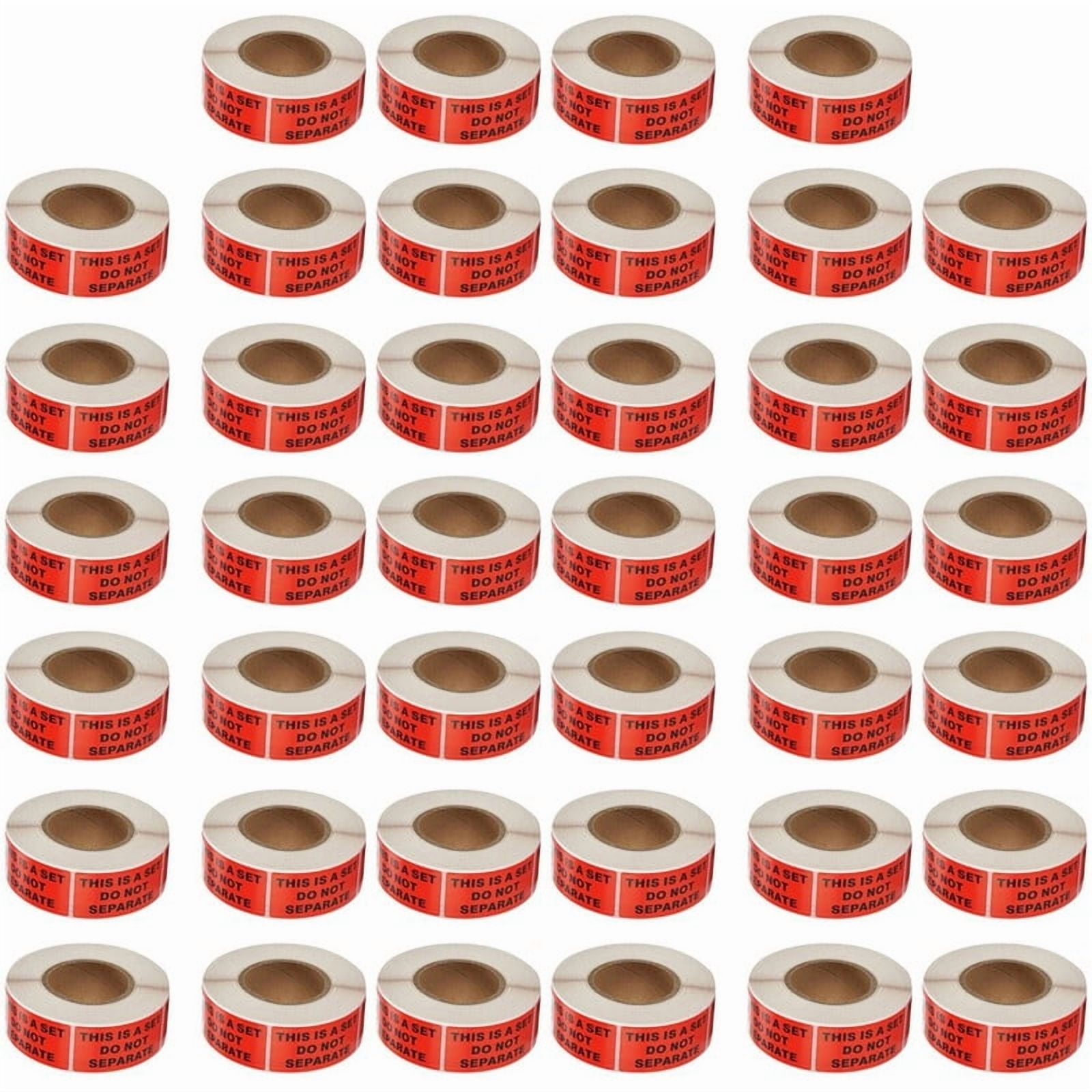 SJPACK 40 Rolls 1"x2" "This Is a Set Do Not Separate" Shipping Labels ...