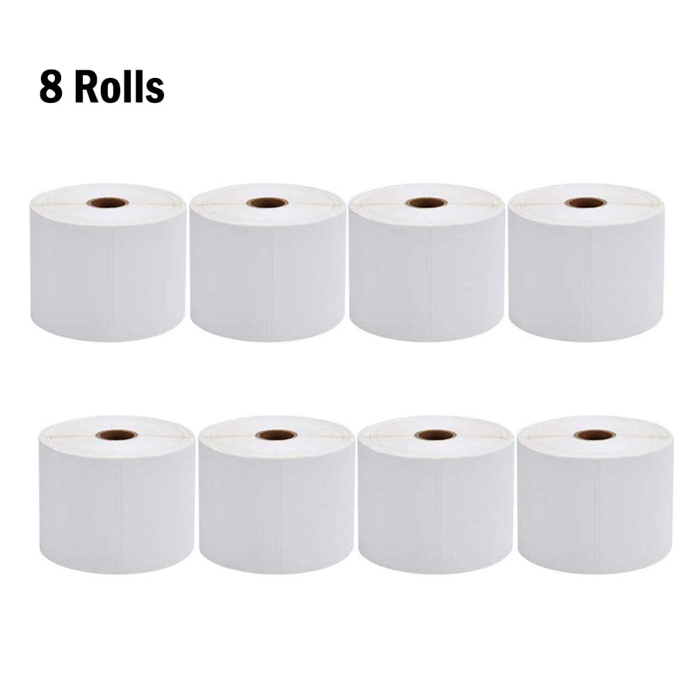 SJPACK 4x6 Direct Thermal Blank Shipping Labels, 450 per Roll, 1" Core ...