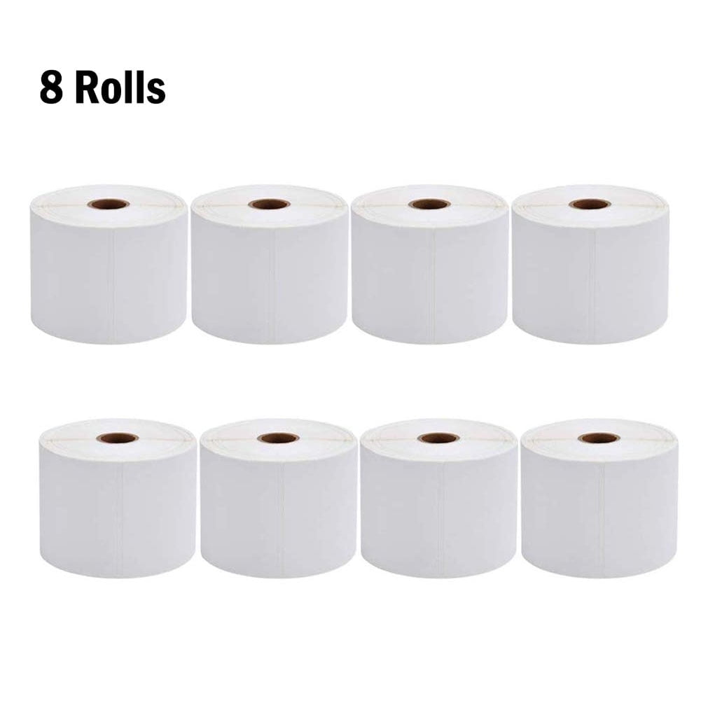 SJPACK 4x6 Direct Thermal Blank Shipping Labels, 450 per Roll, 1" Core ...