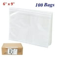 SJPACK 6" x 9" Clear Adhesive Top Loading Packing List/Shipping Label ...