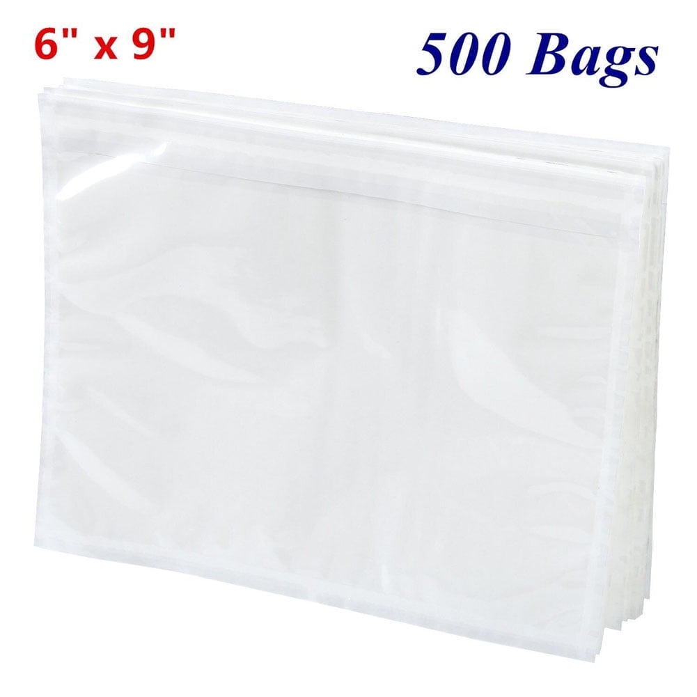 SJPACK 6" x 9" Clear Top Loading Packing List Enclosed Invoice Labels ...