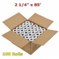 "SJPACK Thermal Paper for Credit Card Printer, Size: 2-1/4"" x 85', Pos ...
