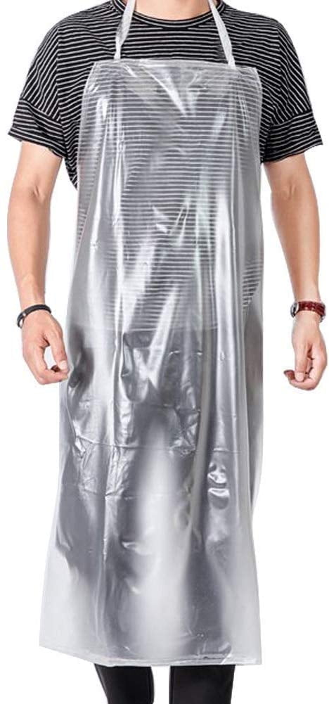 SJPACK Unisex Heavy Duty PVC Waterproof Apron, 47x27.5in, for ...