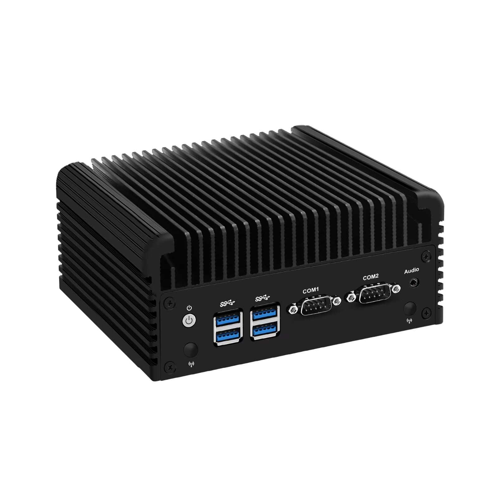 SJRC Fanless Mini PC Core i5 5200U, Micro Firewall Appliance 2X 2.5GbE ...