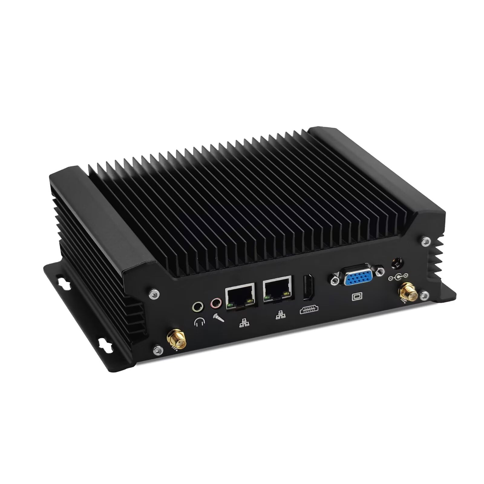 SJRC Industrial Mini PC Fanless Core i3-10110U, 2 RS232 COM, DDR4 ...