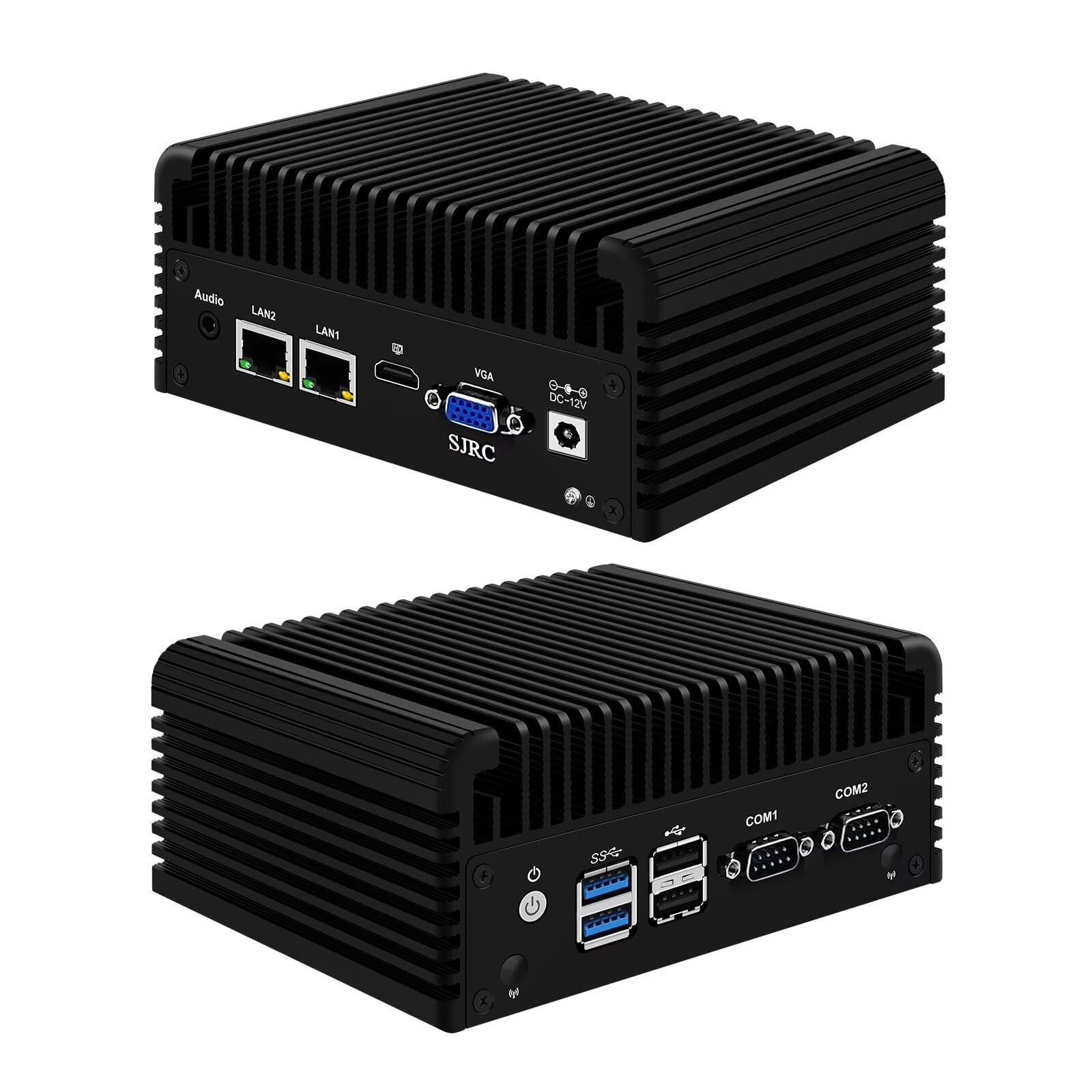 SJRC Low Power Mini PC Celeron N2840, Fanless Industrial Computer with ...