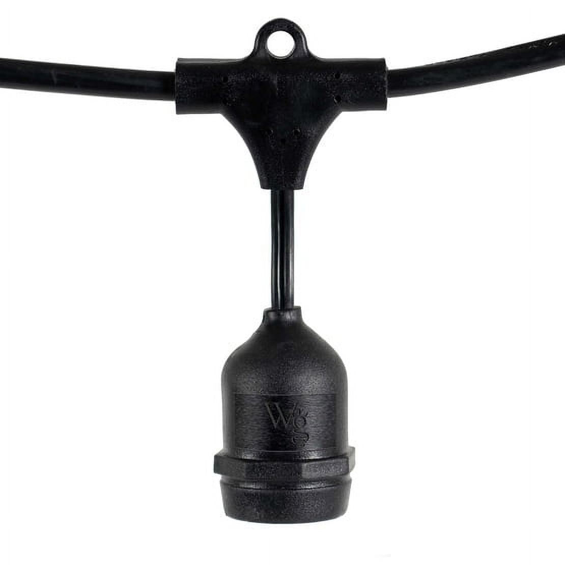 SJTW Heavy Duty Commercial Grade Patio Light Stringer E26 Socket ...