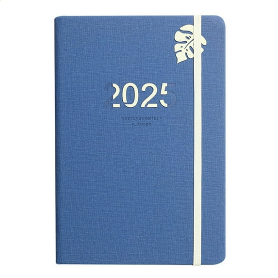 SJXHJH 2025 A5 Notebook with Elastic Strap 365 Day Hardcover Daily ...