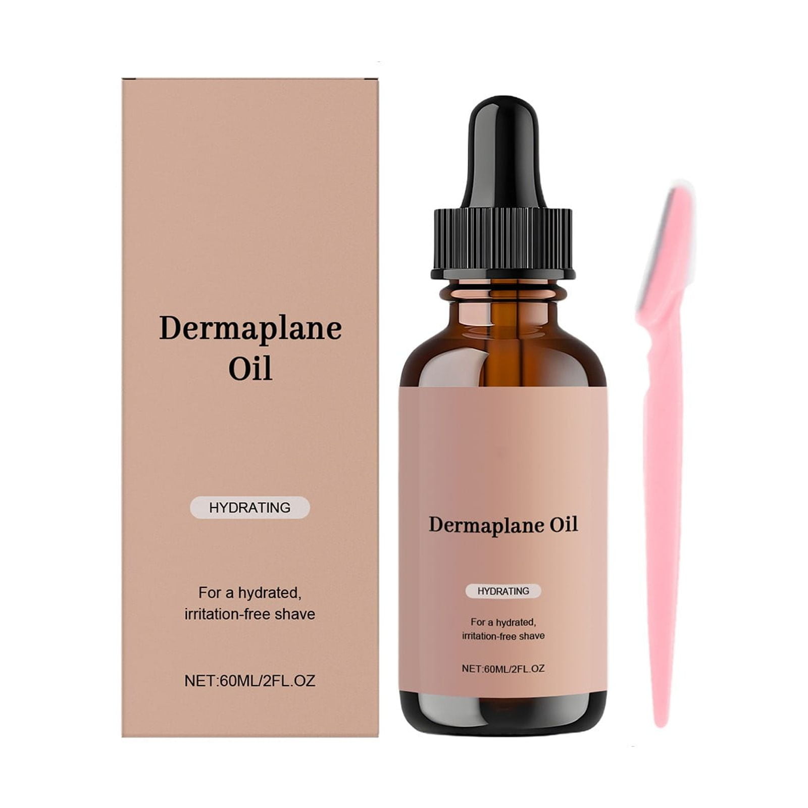 SJXHJH 2PC Hydrating Dermaplane Oil Face Shaving Oil for Women Use with ...