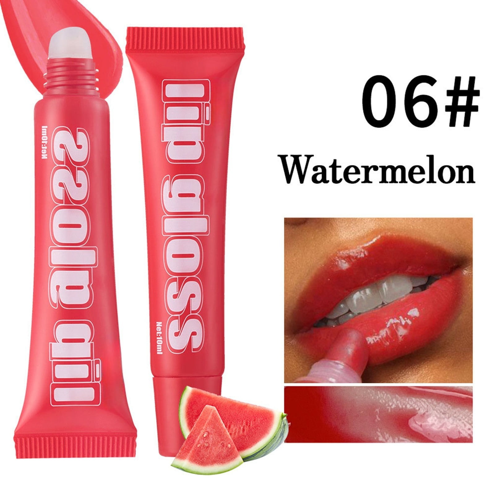 SJXHJH 8 Colors Fruit Moisturizing Lip Gloss Lip Glaze for Lip Care ...