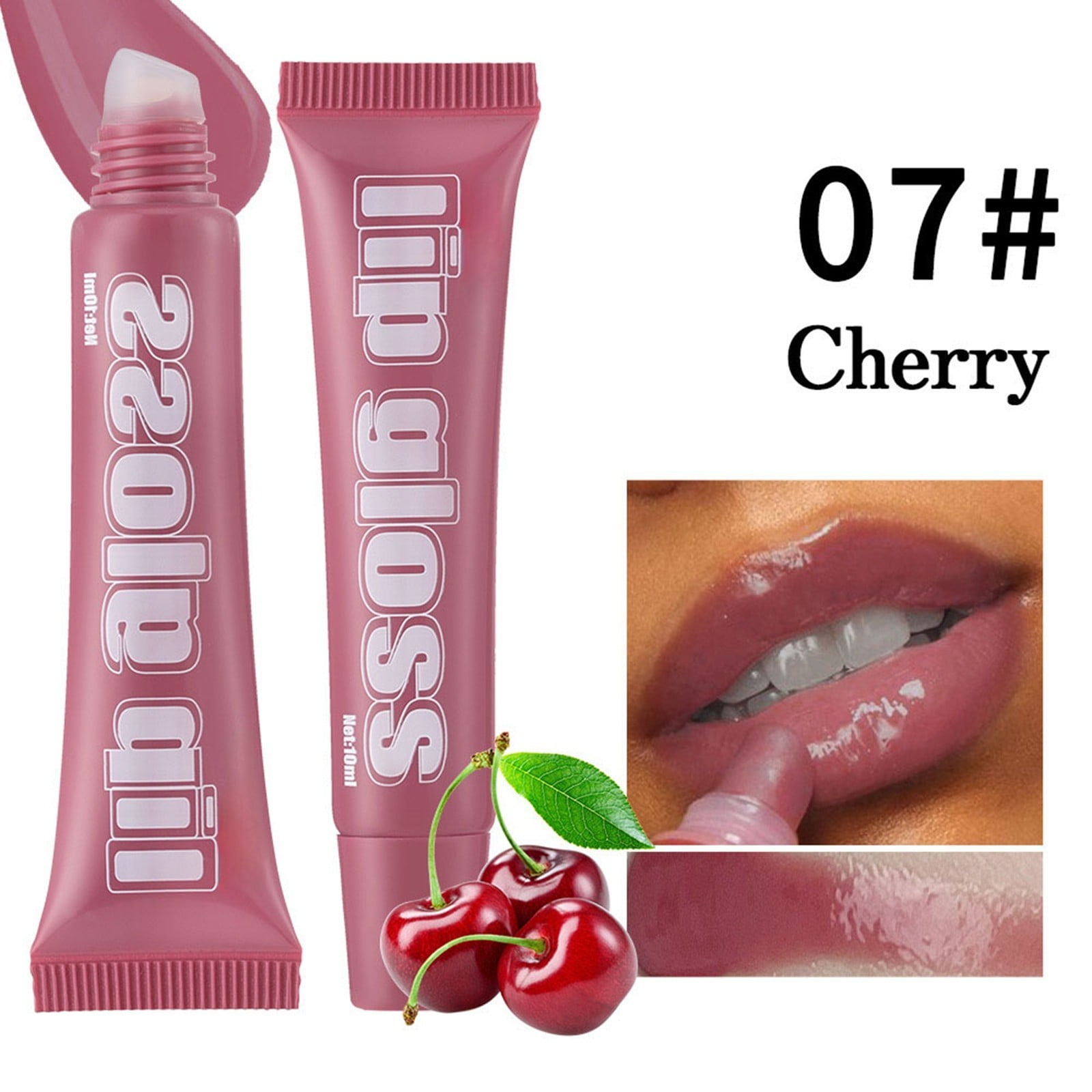SJXHJH 8 Colors Fruit Moisturizing Lip Gloss Lip Glaze for Lip Care ...