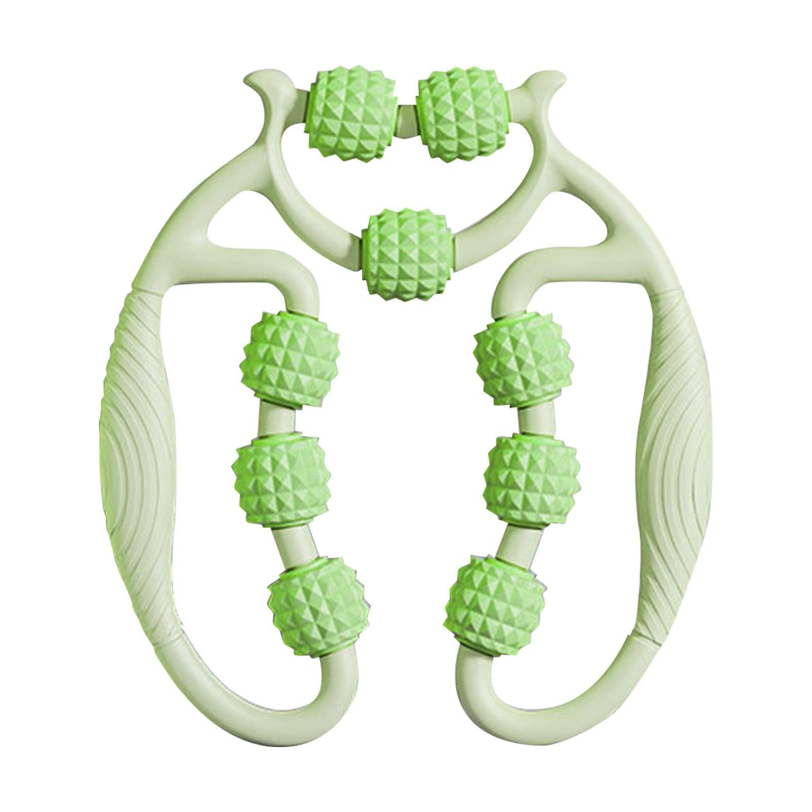 SJXHJH 9 Wheels Muscle Roller Massager - 360 Circular Leg Clamps for ...