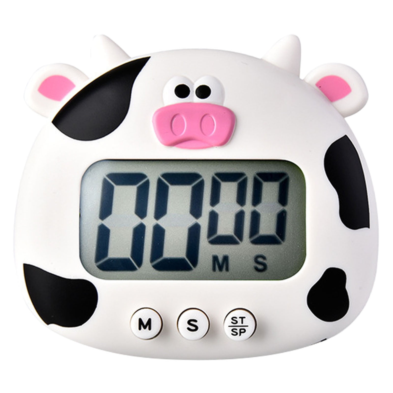 SJXHJH Cartoon Animal Countdown Timer Cow Digital Cooking Timer with ...