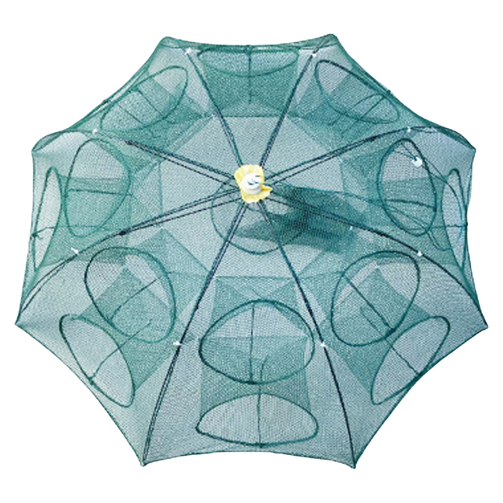 SJXHJH Foldable Lobster & Fish Trap Umbrella Style Catch Net Cage For ...