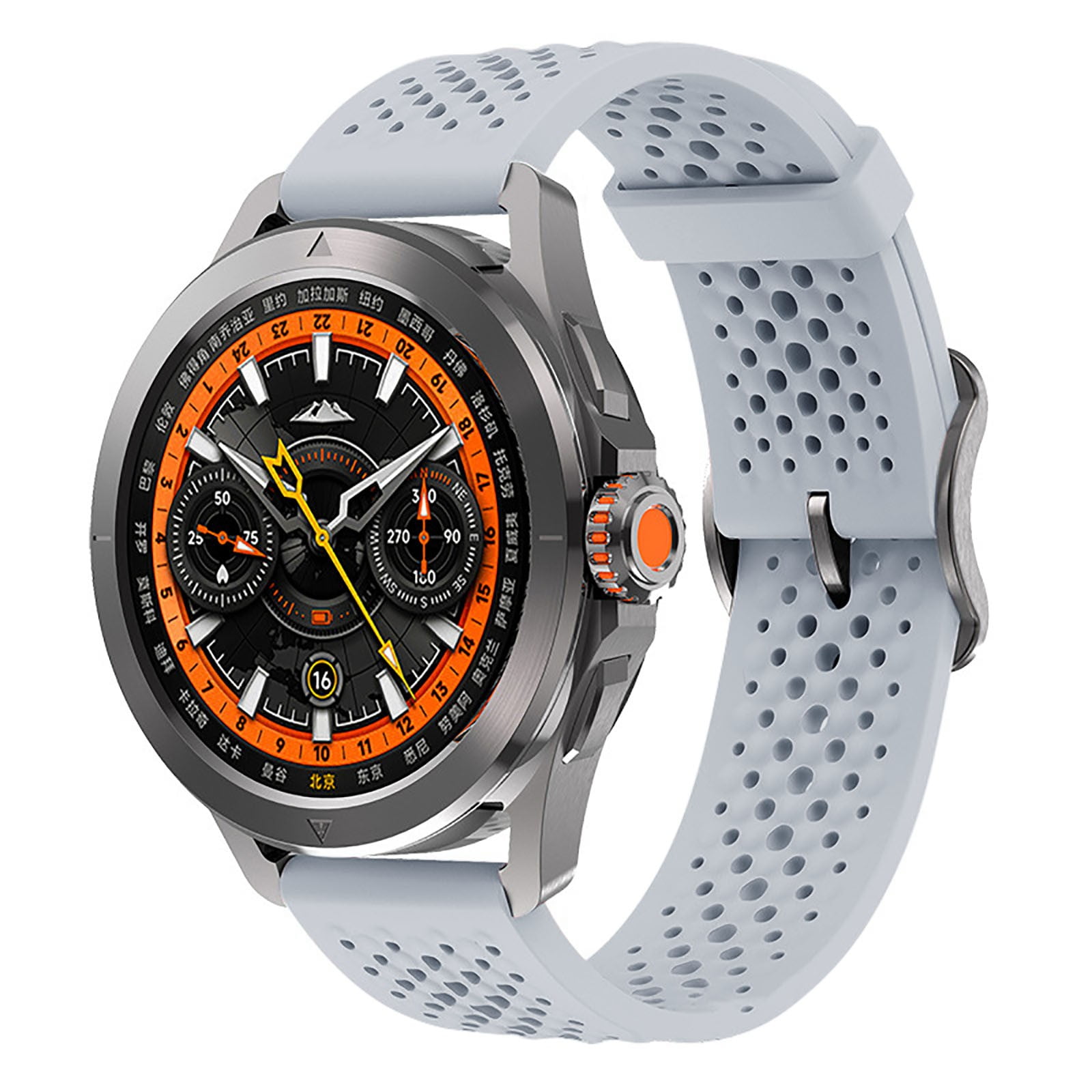 SJXHJH Official Sync Smartwatch 22mm Silicone Strap Comfortable Fit ...