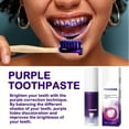 Sjxhjh Toothpaste Sensitive Teeth Experience The Teeth With Purple