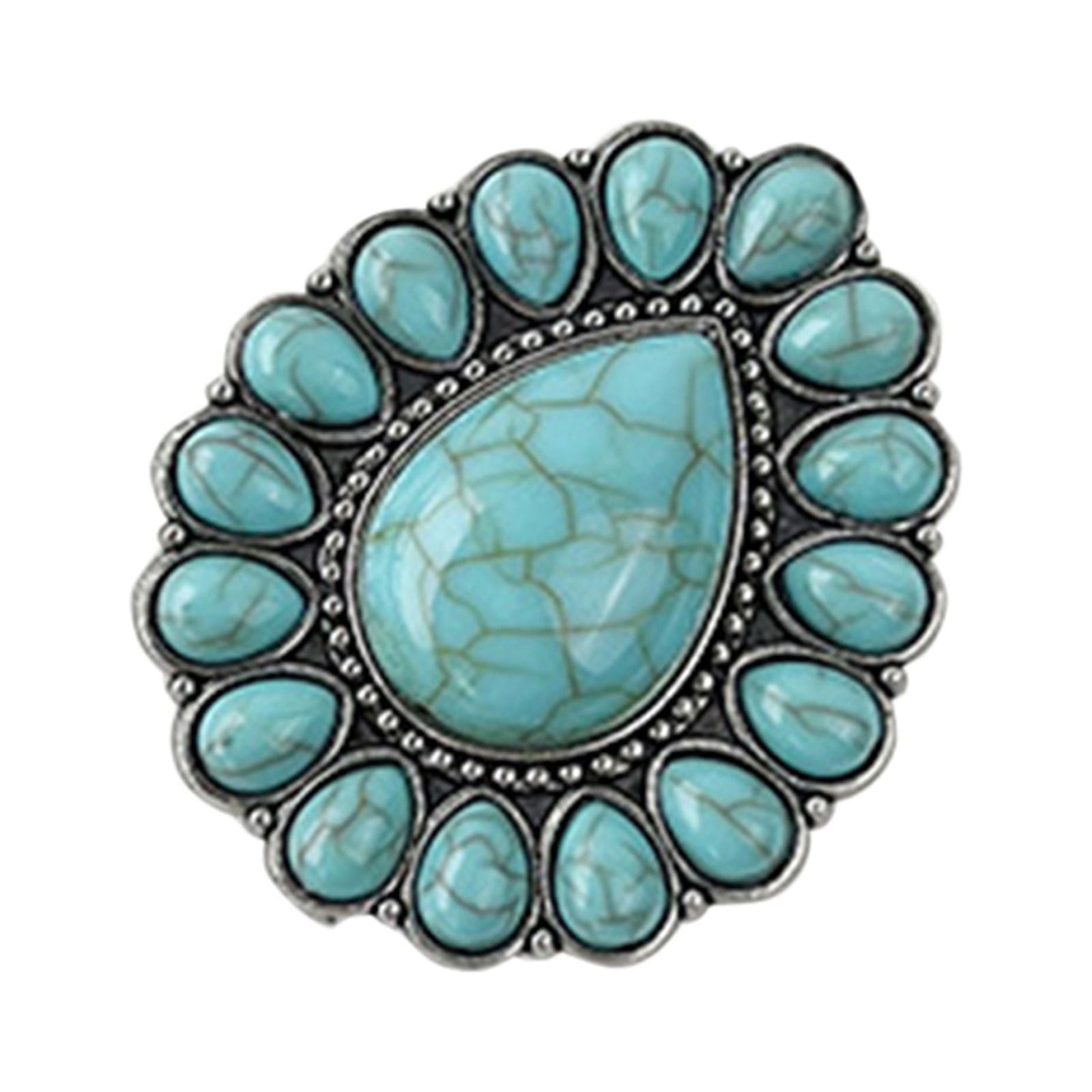 SJXHJH Turquoise Phone Stand Retro Folding Tabletop Stand Irregular ...