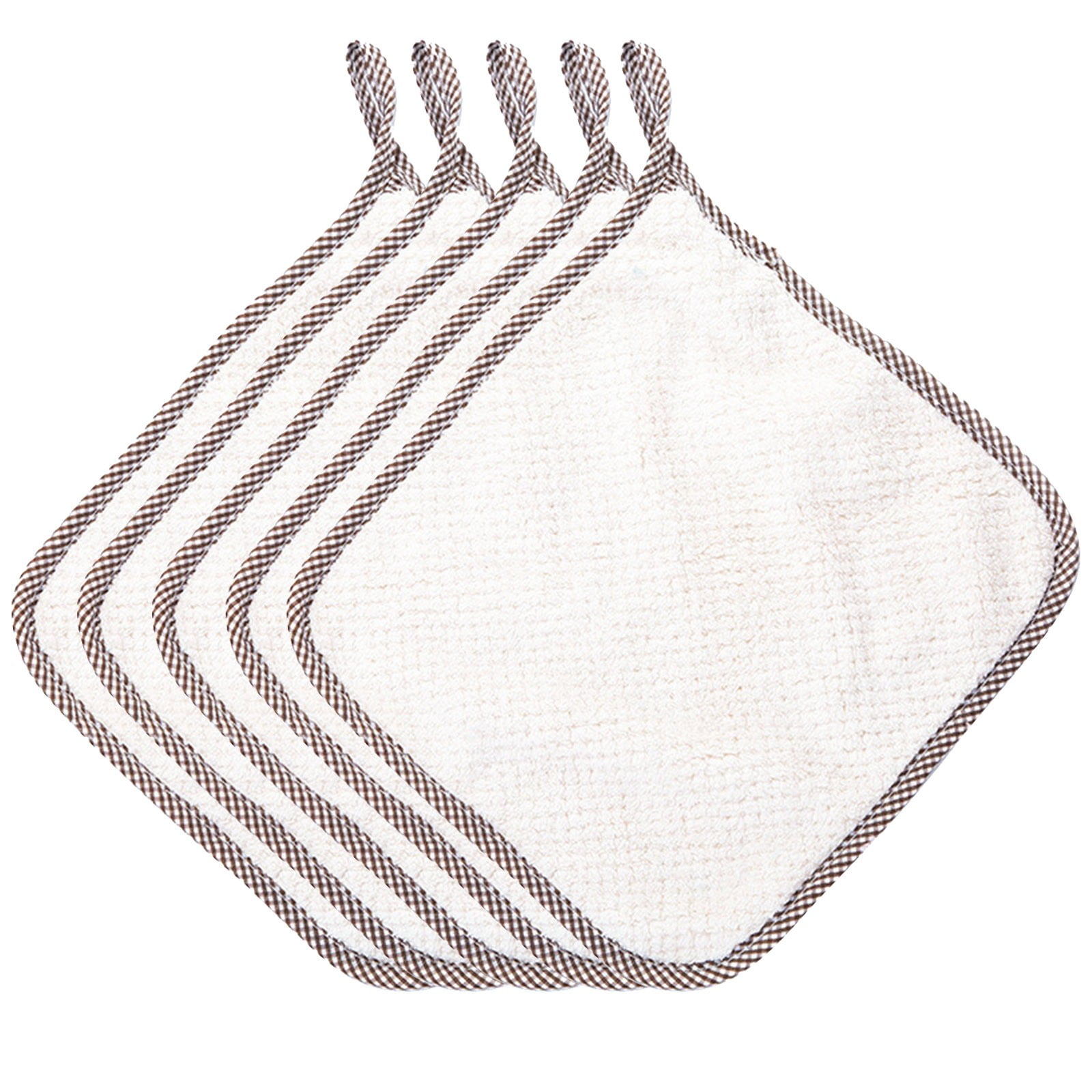 SJYYTT 5Pc Kitchen Dish Cloths Dish Towels,Cleaning Cloth Kitchen Cloth ...