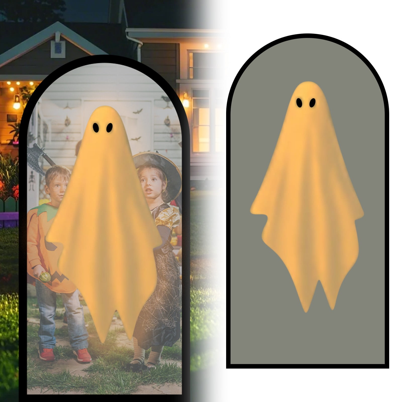 SJYYTT Martha Halloween Decorations Light Up Ghost Mirrors, Stewart ...
