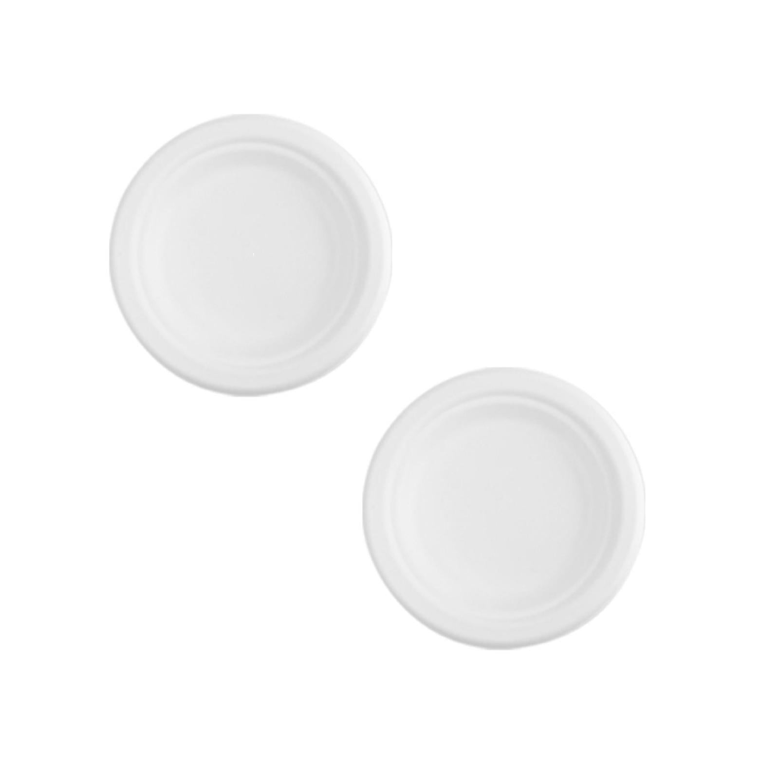 SJYYTT Small Paper Plates-[2-Pc](6-Inch Round)-Paper Plates,Lightweight ...