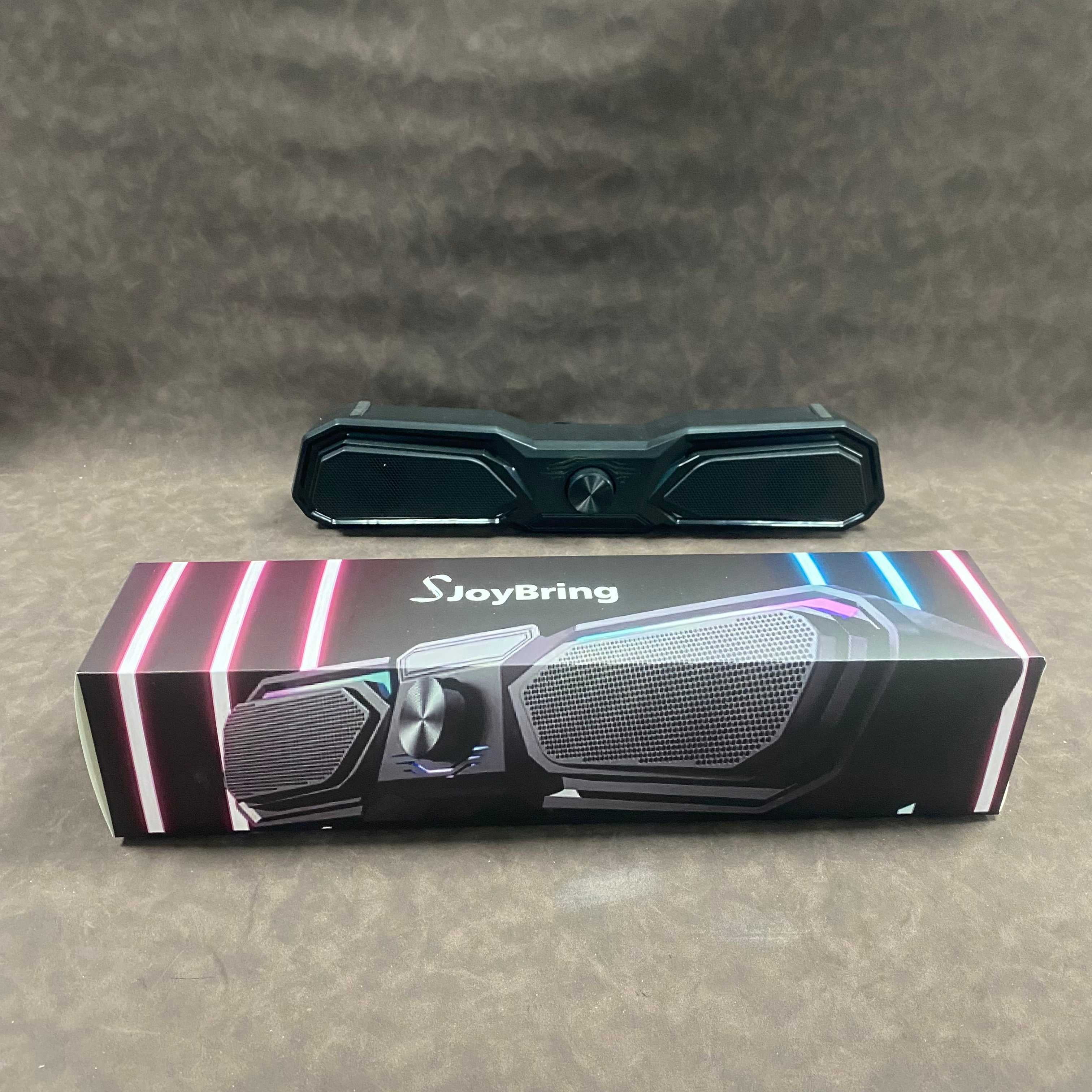 SJoyBring Soundbar speakers Space-Saving Low-Profile Design with Easy ...