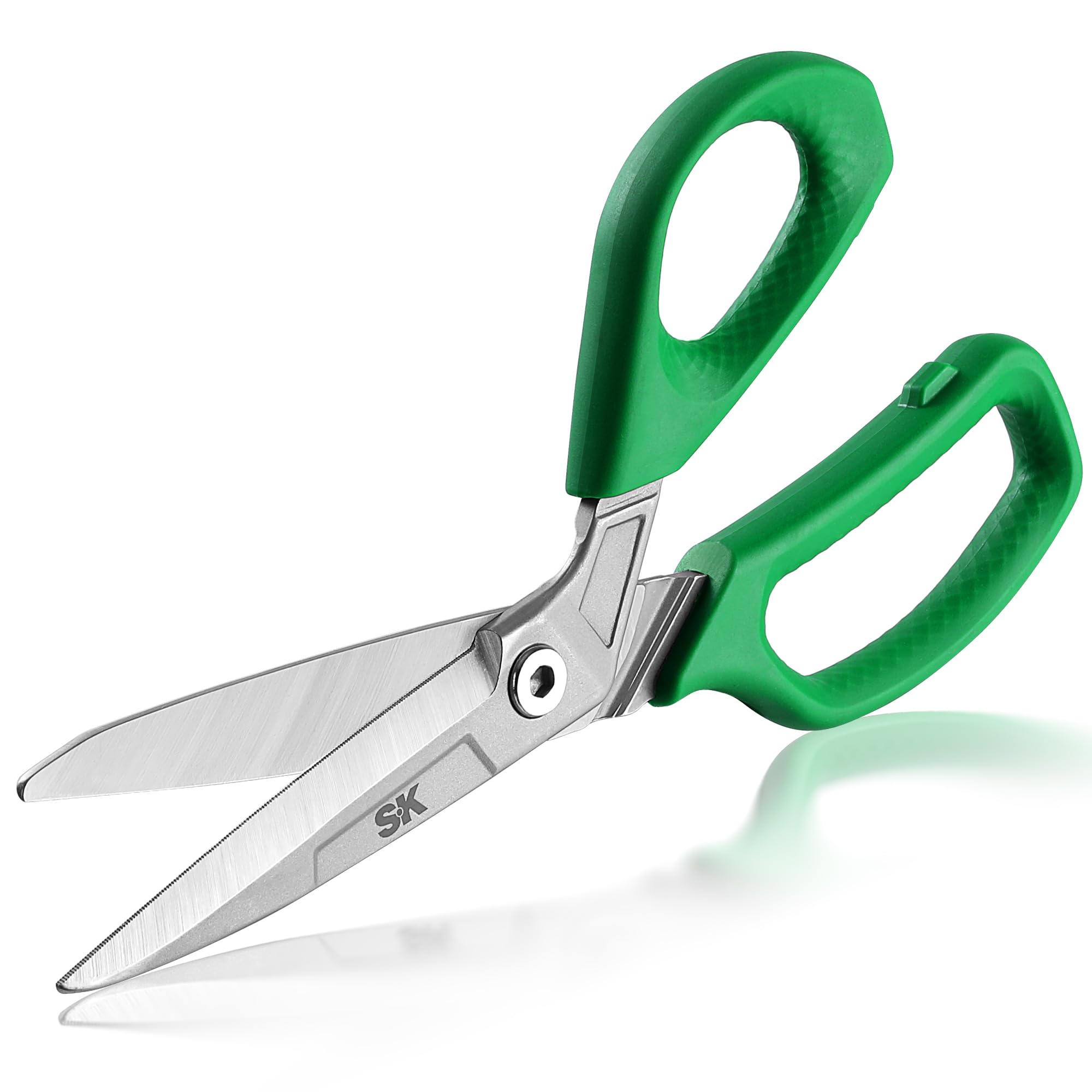 SK 10" Heavy Duty Scissors, All Purpose Shears, Premium CR-V Steel ...