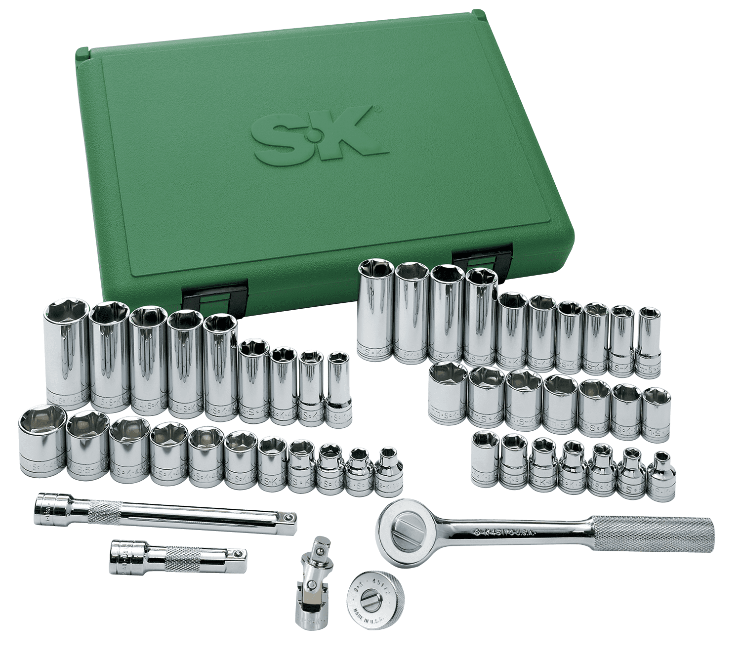 SK 94549 Standard Kit, Fractional Socket Set - 3/8-In. Drive Metric ...