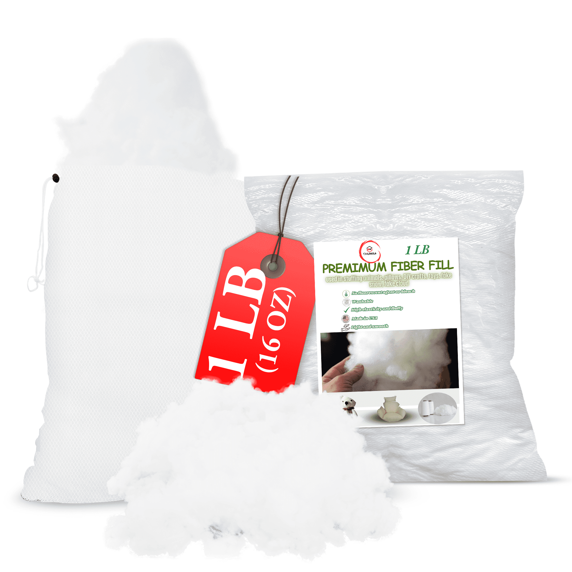 SK CHUMRA High-Resilience Premium Polyester Fiber Fill-Perfect for ...