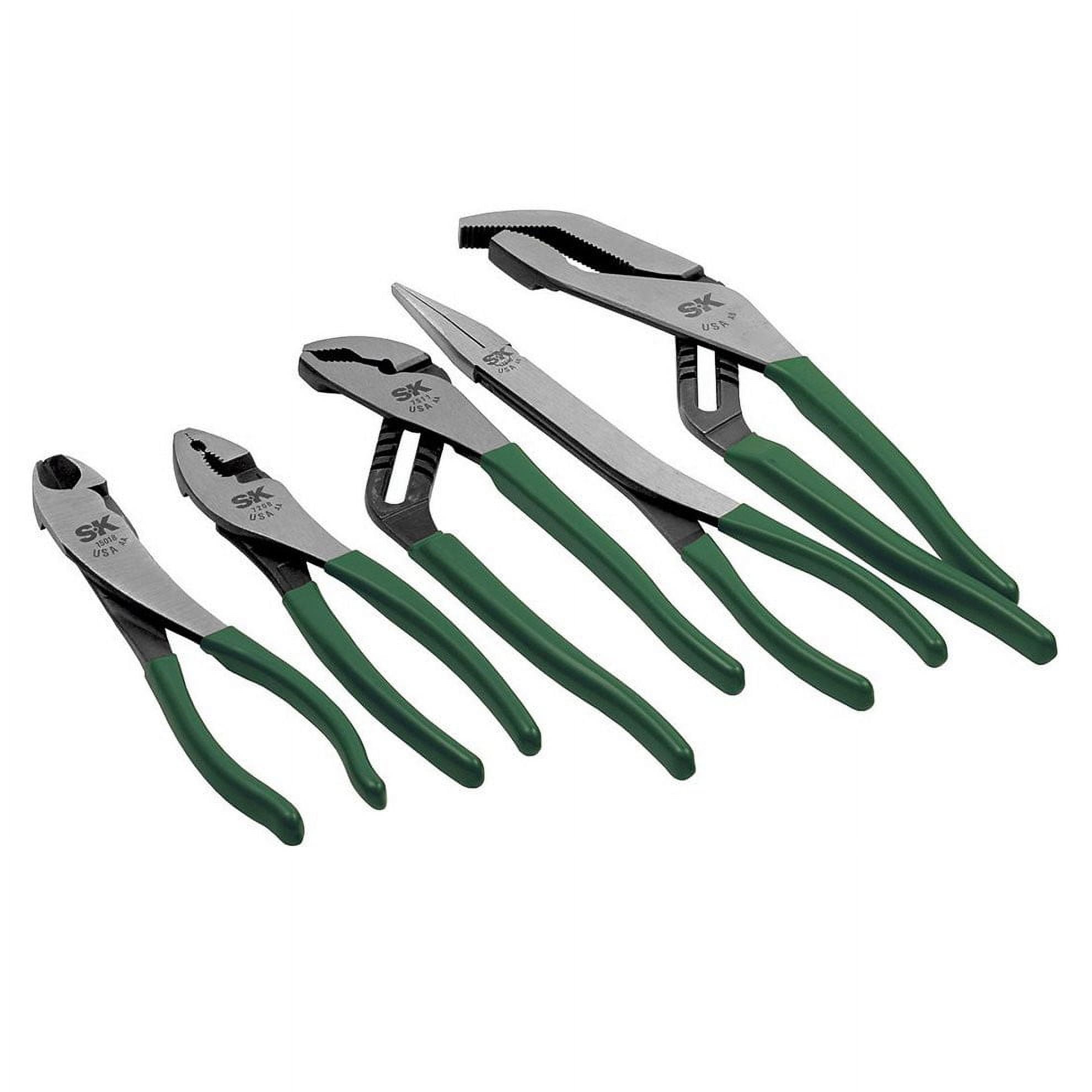 SK Hand Tool 17836 5-Piece Wide Capacity Pliers Set - Walmart.com